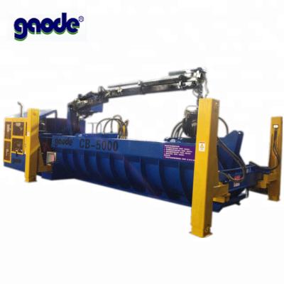 China Mobile Scrap Metal Hydraulic Car Baler 45000KG Press Box 5000x2000x1200mm for sale
