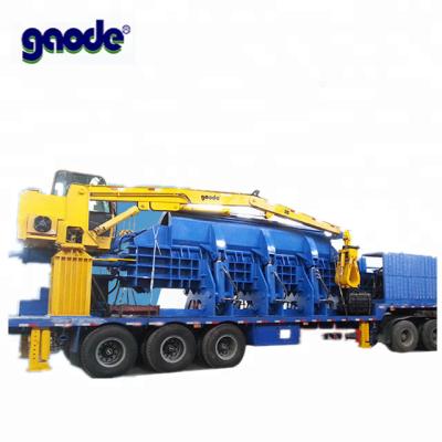China 191.5kw Iron Scrap Baling Press for Old Cars and Metal Recycling 600x600mm Bale for sale