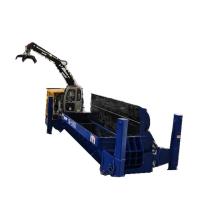 China 5000KN Hydraulic Metal Car Body Press Baler Machine 850x650mm Bale Size ISO9001 for sale