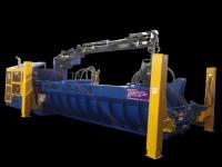 China 5000KN Hydraulic Metal Car Body Press Baler Machine 850x650mm Bale Size ISO9001 for sale