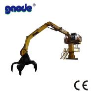 China Material Handling Fixed Grab Machine 37KW 8900mm Arm for Scrap Waste Wood for sale