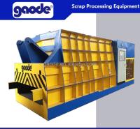 China ISO Automatic Container Shear Processing Waste Hydraulic Metal Baler 1600mm Blade 74kW for sale