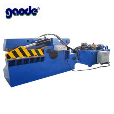 China 200 Ton Hydraulic Alligator Shear for Steel Sheet Metal Cutting 400mm Blade for sale