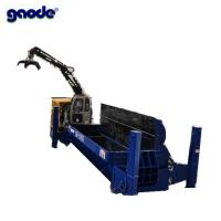 China 215HP Portable Hydraulic Vertical Baler for Metal Scrap Mobile Car Baler 5000x2000mm Press Box for sale