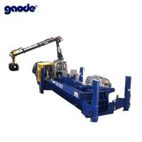 China 215HP Portable Hydraulic Vertical Baler for Metal Scrap Mobile Car Baler 5000x2000mm Press Box for sale