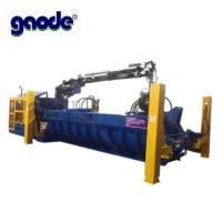 China 215HP Portable Hydraulic Vertical Baler for Metal Scrap Mobile Car Baler 5000x2000mm Press Box for sale