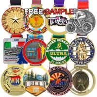 China Zinc Alloy Sport Custom Medals 3D Gold Medal for Souvenir Gift for sale