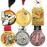 China Zinc Alloy Sport Custom Medals 3D Gold Medal for Souvenir Gift for sale