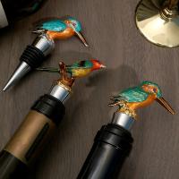 China Custom Logo Red Wine Bottle Stopper With Zinc Alloy Stainless Steel Material for sale
