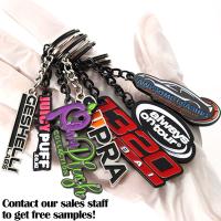 China Zinc Alloy Metal Keychain Custom 2d 3D Cartoon Animal Anime Enamel Keyring for sale