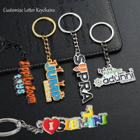 China Zinc Alloy Metal Keychain Custom 2d 3D Cartoon Animal Anime Enamel Keyring for sale