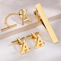 China Custom Tie Clips Gold Silver Stainless Steel Men's Musical Clip on Ties for sale