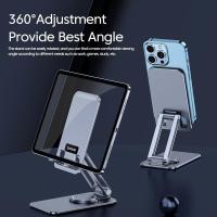 China Foldable Phone Holder Stand Aluminum Alloy Desktop Tablet Holder for sale