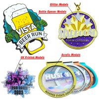 China Zinc Alloy Custom Sport Medal 3D Gold Award Marathon Running Medal for sale