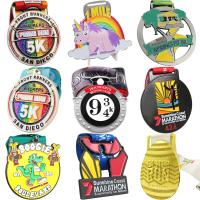 China UV Print Metal Custom Medal 110grams/pc for Sports Music Jiu Jitsu Tennis for sale