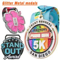 China Custom 3D Sports Metal Medal for Basketball Soccer Football With Ribbon for sale
