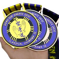 China Sports Custom Metal Medals Skating Rowing Letters Athletics Student Winning Medal for sale