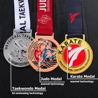 China Custom Metal Medal Enamel Logo 2d 3D Gold Silver Copper Medal for sale