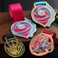 China 3D Custom Medals Metal Sports Medal 5-30cm with Lanyard Ribbon for sale