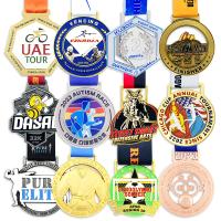 China Custom Metal Die Cast Medals For Basketball Soccer Football Marathon Run for sale