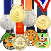 China Custom Metal Die Cast Medals For Basketball Soccer Football Marathon Run for sale