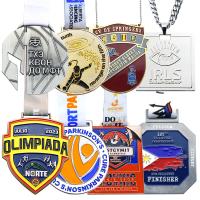 China Metal Enamel Sports Medal Gold Silver Medal for Swimming Finisher Marathon for sale