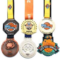 China Zinc Alloy Academic Award Medals Synthetic Enamel Color For School for sale