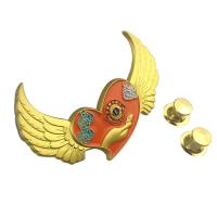 China Custom Metal Badges Soft Hard Enamel Magnetic Name Badge Lapel Pins for sale