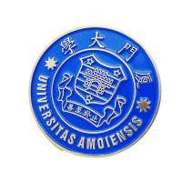 China Personalised Metal Enamel Pin Badges 3D Button Gold Name Badges for sale