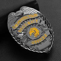 China Custom Printed Enamel Metal Badges Name Pin Badges 3D for School for sale