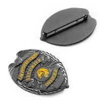 China Custom Printed Enamel Metal Badges Name Pin Badges 3D for School for sale
