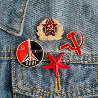 China Custom Enamel Military Cap Badges Lapel Pins Metal Band Pins Pentagram for sale