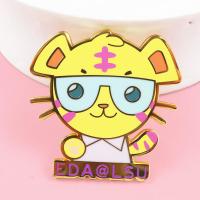 China Custom Enamel Metal Pin Badges Lapel Hard Enamel Pins Free Design for sale
