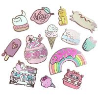 China Custom Glitter Anime Cartoon Metal Lapel Badges Soft Enamel Color for sale