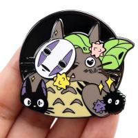 China Cute Hard Enamel Lapel Pin Magnetic Custom Metal Badges 3D for sale