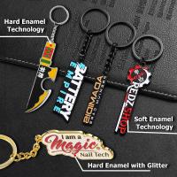 China Die Cut Zinc Alloy Enamel Keychains Cartoon Anime Type Customized for sale