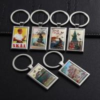 China Resin Epoxy Photo Metal Keychain Ring Holder OEM ODM Acceptable for sale