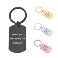 China Engraved Blank Metal Keychains Customizable Personalized With Pantone Color for sale