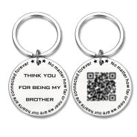 China Engraved Blank Metal Keychains Customizable Personalized With Pantone Color for sale