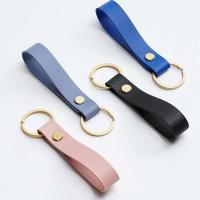 China Custom Bulk Car Leather Keychain Zinc Alloy Metal Letterpress Printing for sale