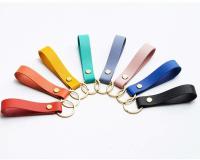China Custom Bulk Car Leather Keychain Zinc Alloy Metal Letterpress Printing for sale