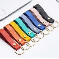 China Custom Bulk Car Leather Keychain Zinc Alloy Metal Letterpress Printing for sale