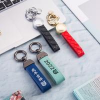 China Mens PU Leather Key Holder Braided for Religious Gifts for sale