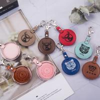 China Custom Bulk Leather Key Chain Die Cutting Printing Business Giveaways for sale