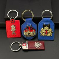 China Car Braided Rope Pu Leather Key Holder with Engravable Laser Logo for sale