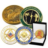 China 2d 3D Custom Souvenir Coin Double Enamel Logo Zinc Alloy Gold Soft Enamel Coin for sale