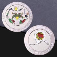 China Custom Firefighter Challenge Coins Antique Nickel Plated for Fire Department for sale