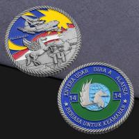 China Custom Firefighter Challenge Coins Antique Nickel Plated for Fire Department for sale
