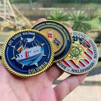 China Us Military Army Custom Commemorative Coin Double Side Printed 2d 3D for sale