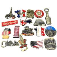 China Tourist Souvenir Tin Fridge Magnet Refrigerator Photo Magnets for sale